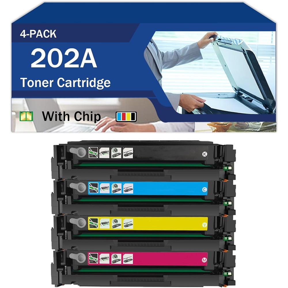 202A Toner Cartridge Black High-Yield Compatible for HP Pro M254dw ...