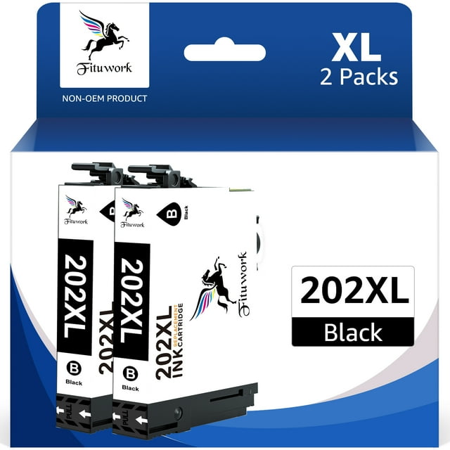 202XL Black Ink Cartridges 202 Ink cartridges High Capacity Black Ink ...