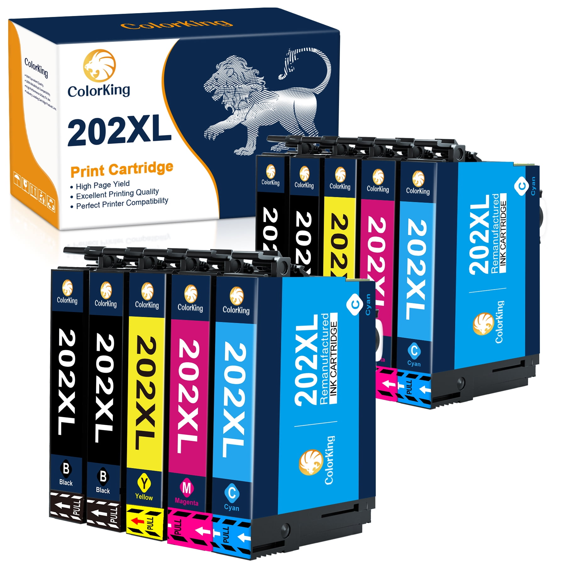 202xl Ink Cartridge for Epson 202 Ink for Expression Home XP-5100 ...