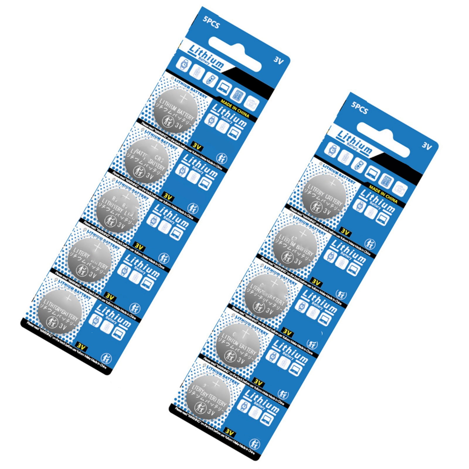 2032 Lithium Button Cell 3V for Remote Controls Calculators Watches and ...