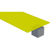 Plastic-Craft Translucent Acrylic Sheet, 7328 White, 3/4" Thick, 30" W ...