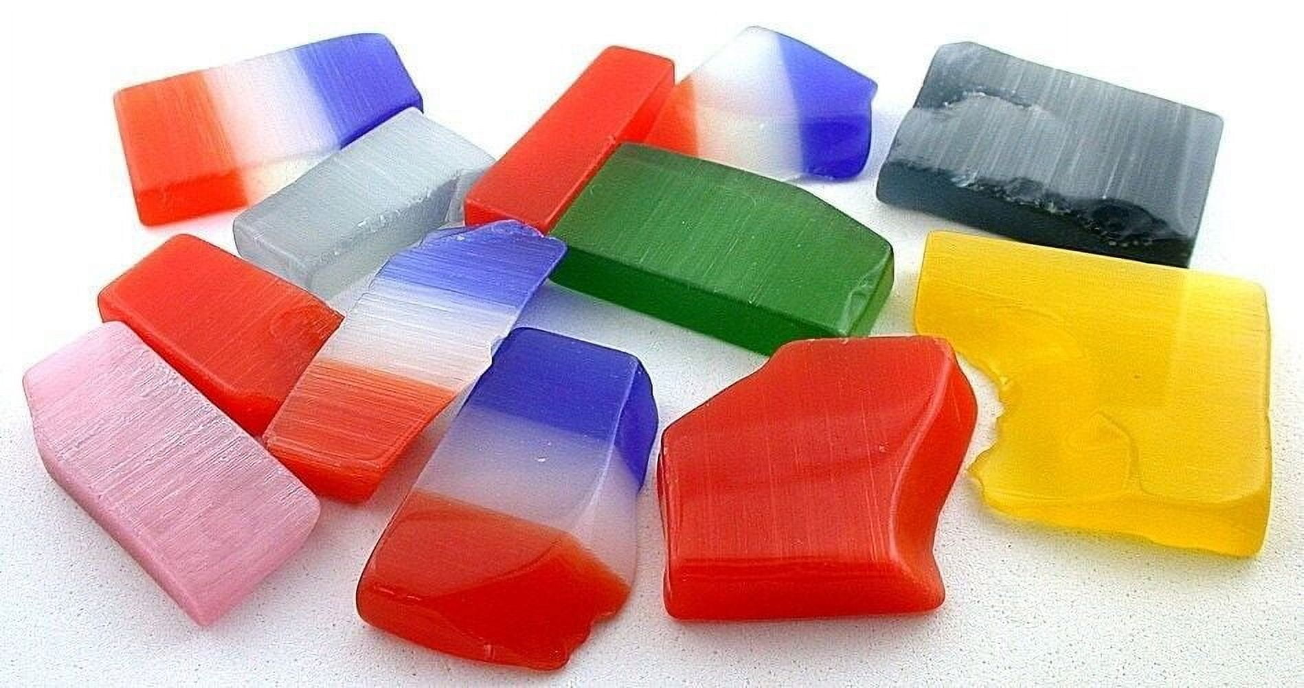 204 Grams Assorted Fiber Optic Slab Cab Cabochon Gem Gemstone Rough ...