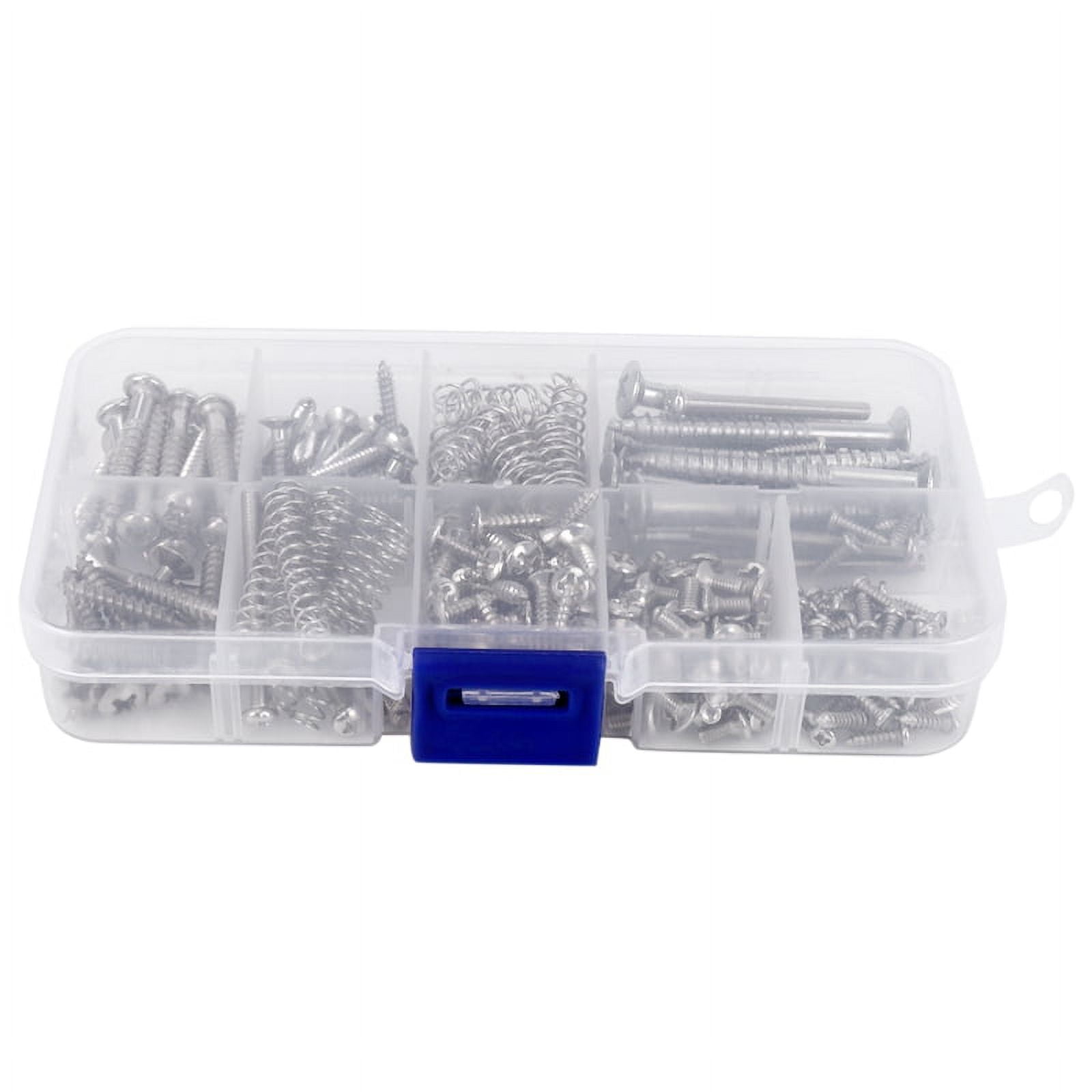 204 Pcs Guitar Screw Kit 9 Types Assortment Set with Springs for ...