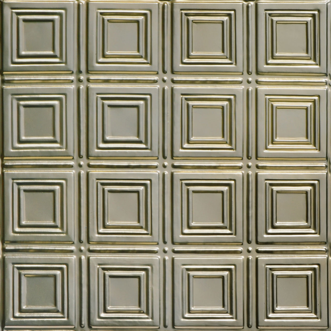 204 - Tin Plated Nail-Up Ceiling Tile in Gold Nugget (24 Sq.ft/ Pack ...