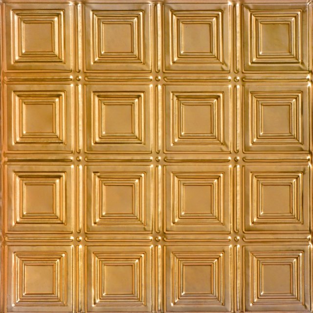 204 - Tin Plated Nail-Up Ceiling Tile in Lincoln Copper (48 Sq.ft/ Pack ...