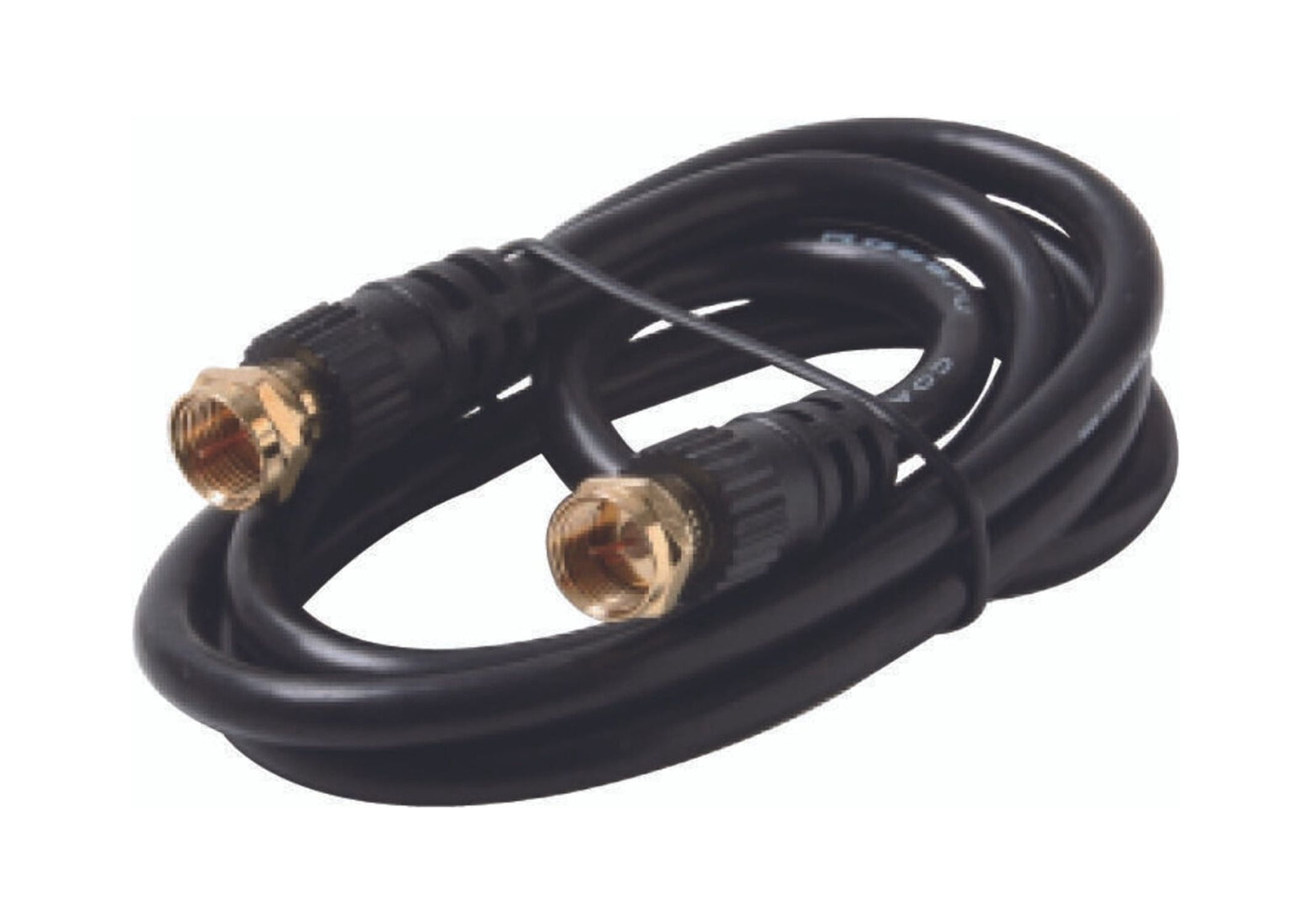 205-015BK STEREN F COAX CABLE 6FT LENGTH - Walmart.com