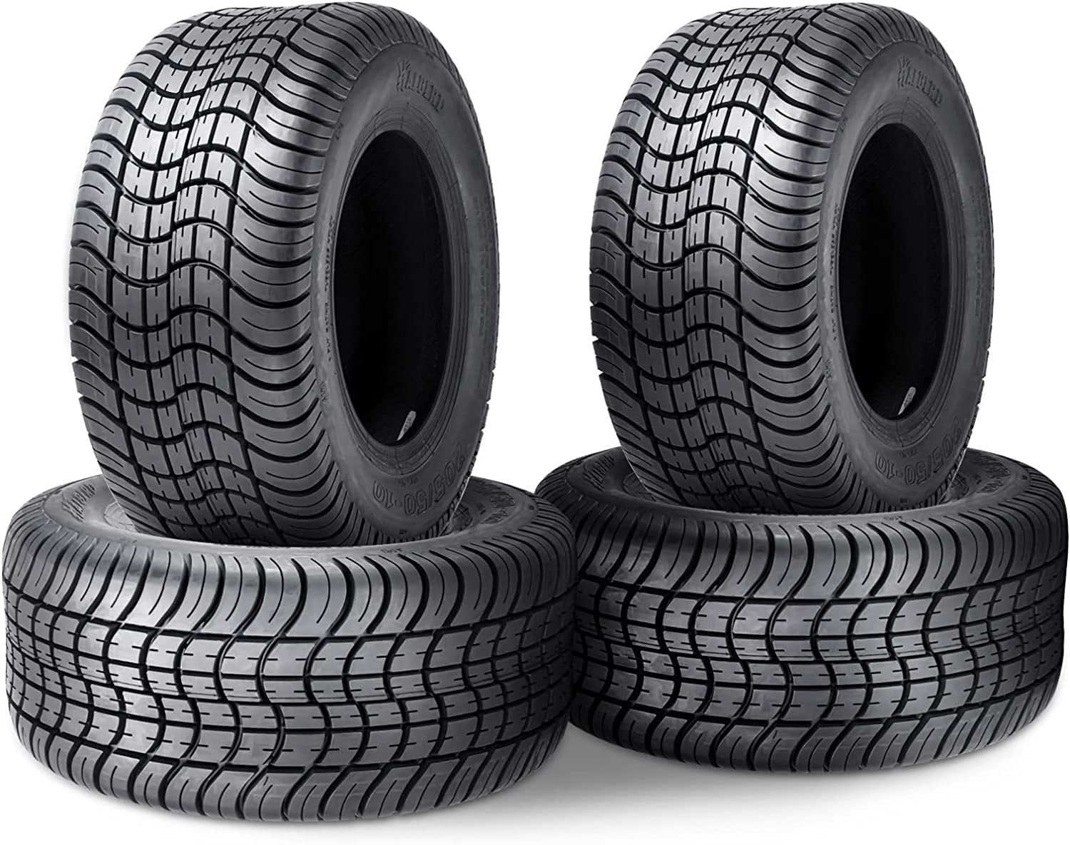 HALBERD 205/50-10 4PLY Golf Cart Tires 205x50-10 High Land Ratio Tour ...