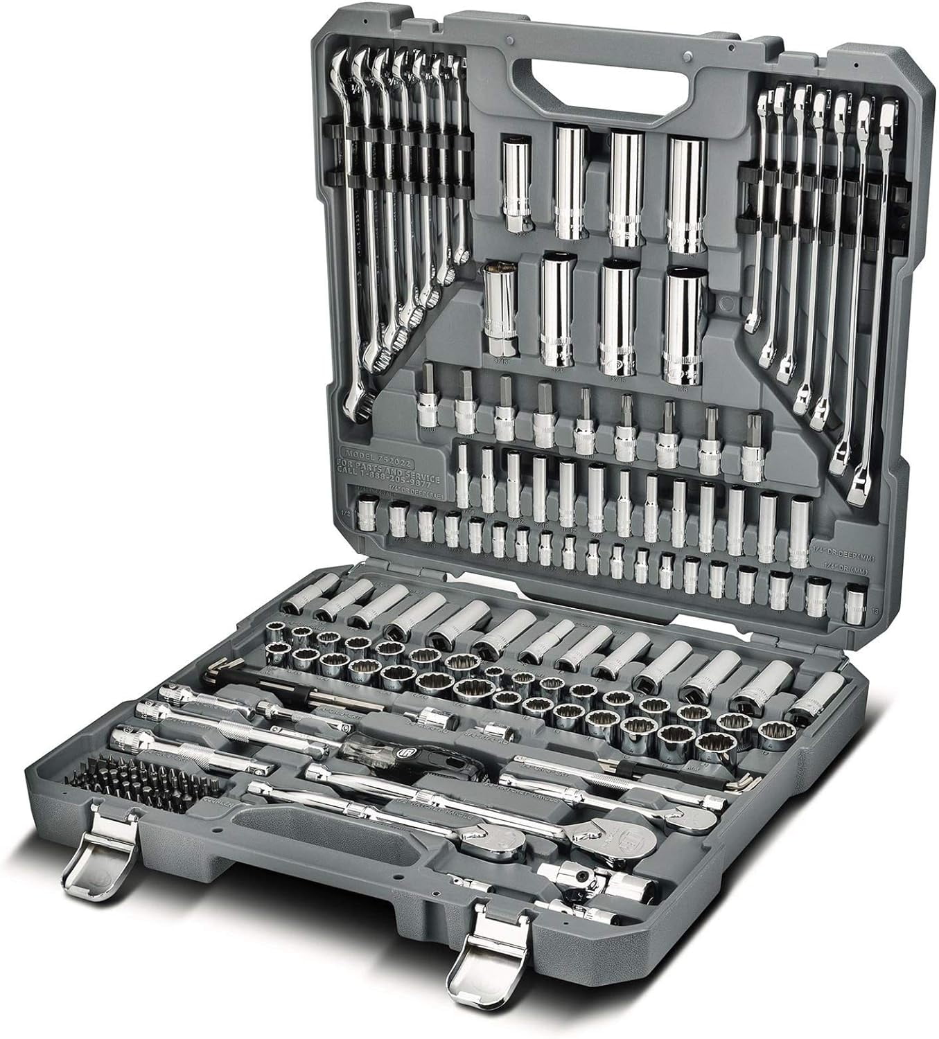 205 Pc. SAE/Metric Master Mechanics Tool Set- 752022 - Walmart.com