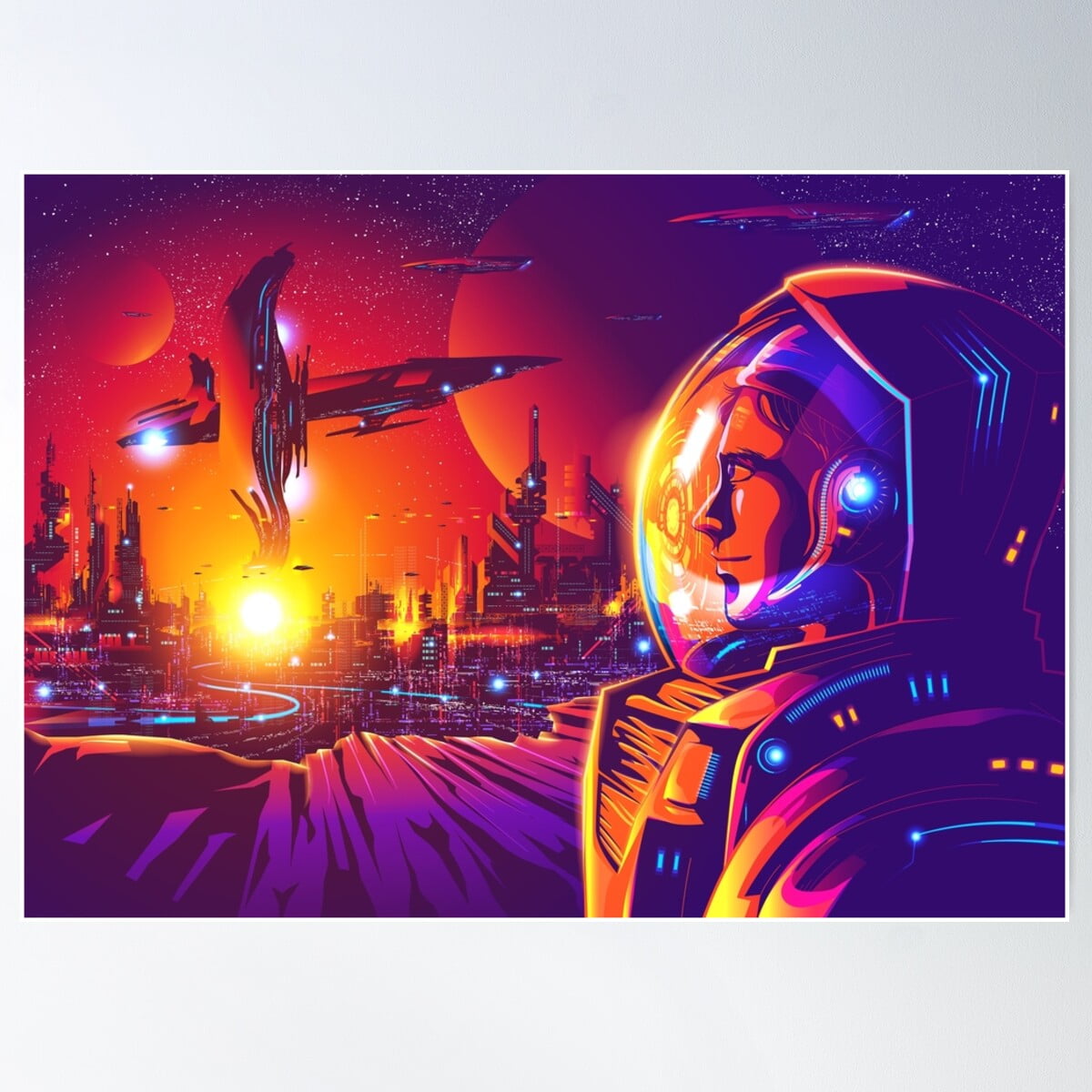 2051 Mars Will Look Like Poster Wall Art, Modern Wall Decor For Living ...