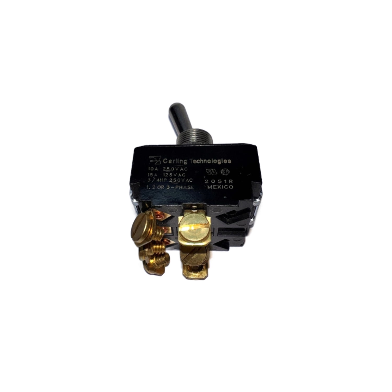 2051R Switch Heavy Duty Toggle 10A 250VAC, 15A 125VAC, 3/4HP 125-250VAC ...