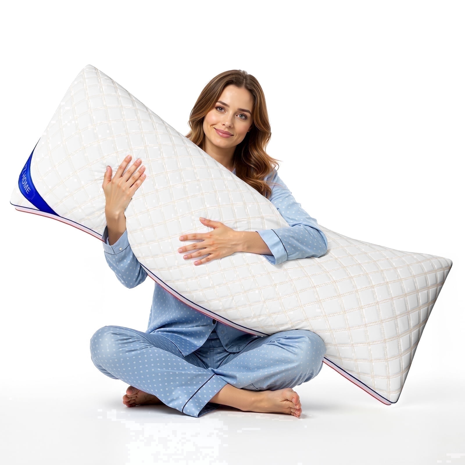 Parojati 20×54 inch Long Body Pillow for Adults - Firm Body Pillow ...
