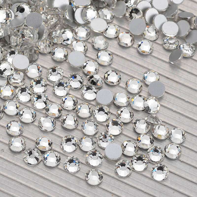 2058 14 Cut Crystal Glass Flat Back Non Hotfix Rhinestones SS34 2 Gross ...