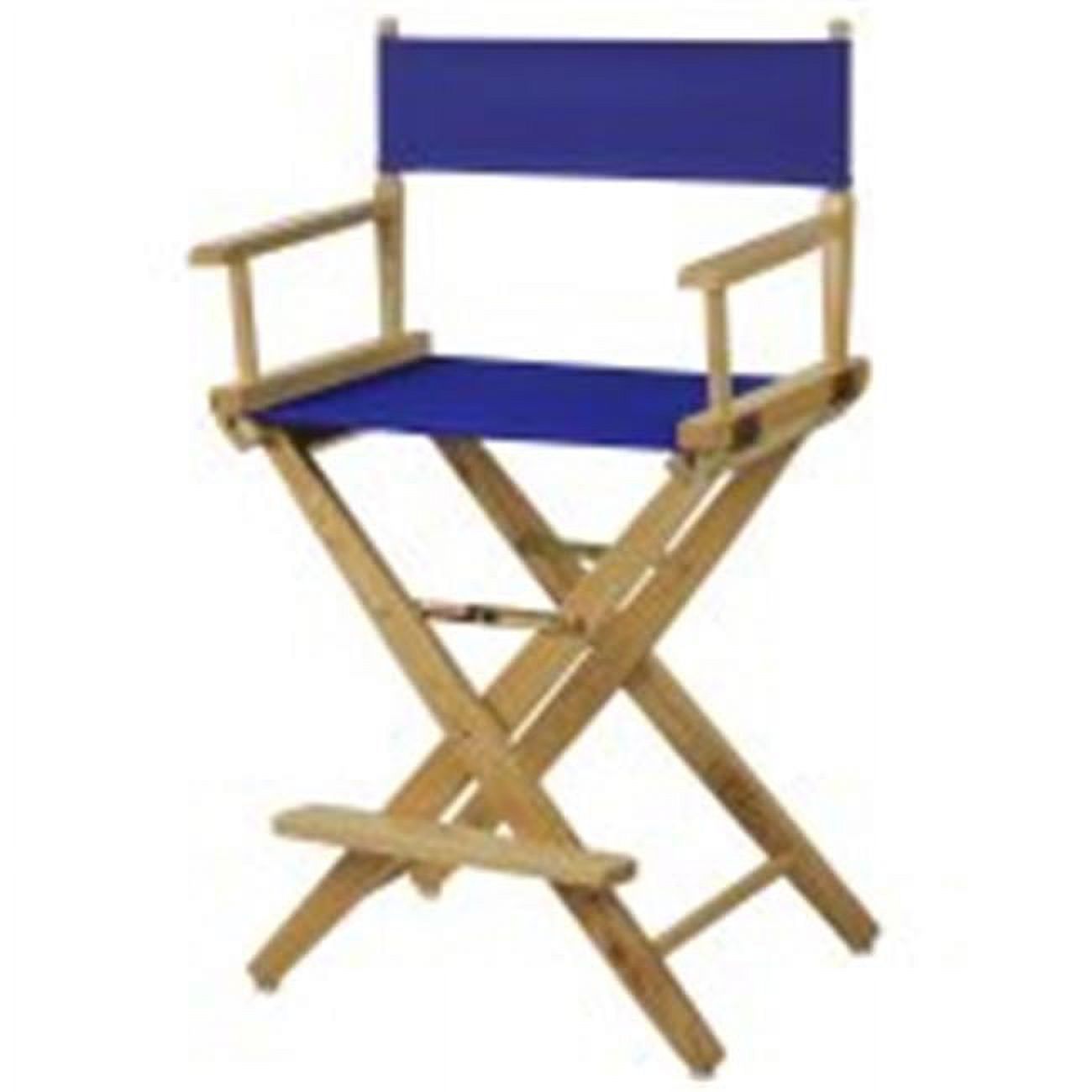 206-20-032-13 24 in. Extra-Wide Premium Directors Chair - Natural Frame ...