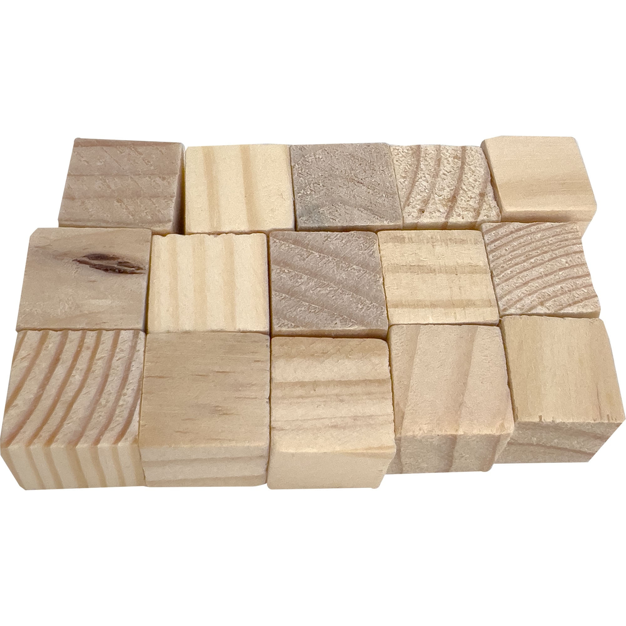 2061 Pk15 Mini Wood Cubes - Walmart.com