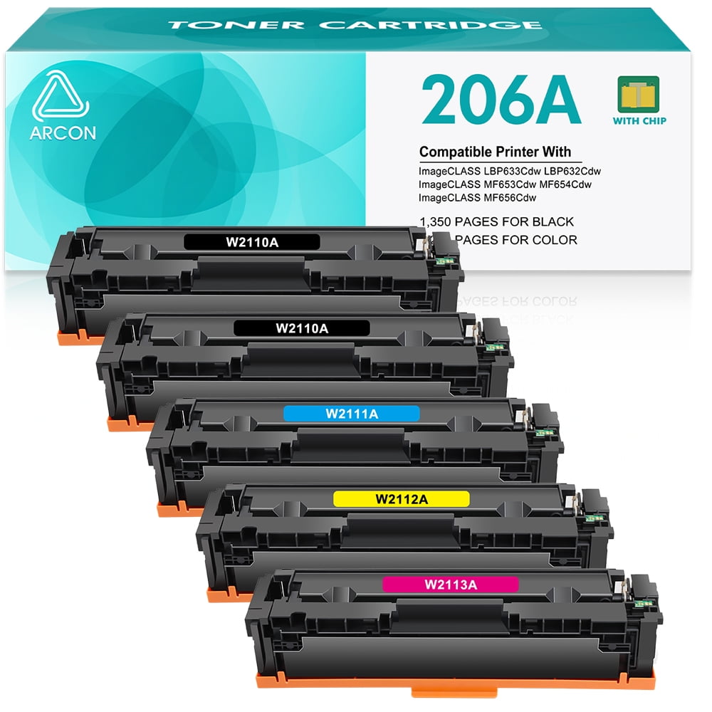206A 206X Toner Cartridges (with Chip) for HP 206A W2110A Toner ...