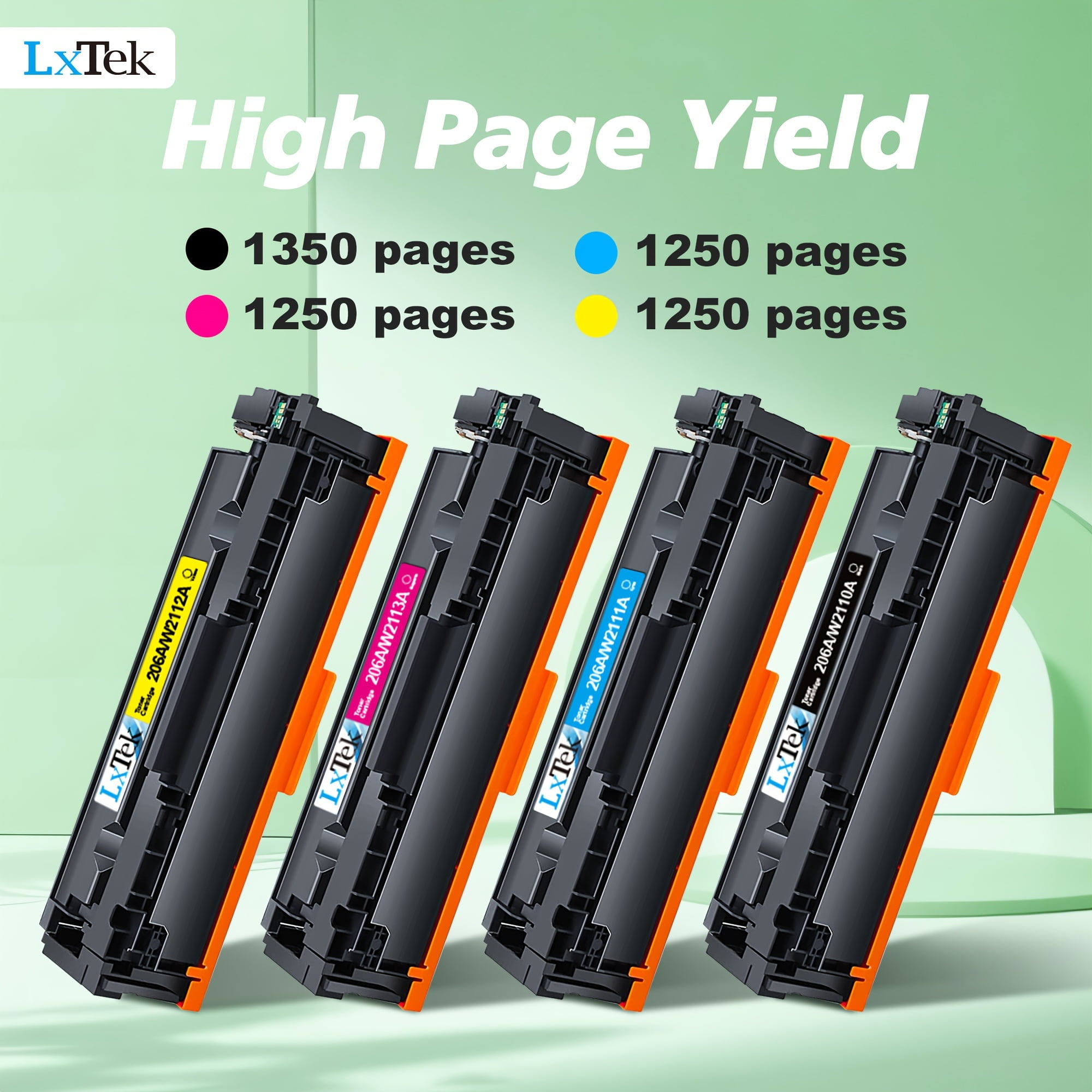 206A Toner Cartridge for HP 206A Toner Works with Color Laserjet Pro ...