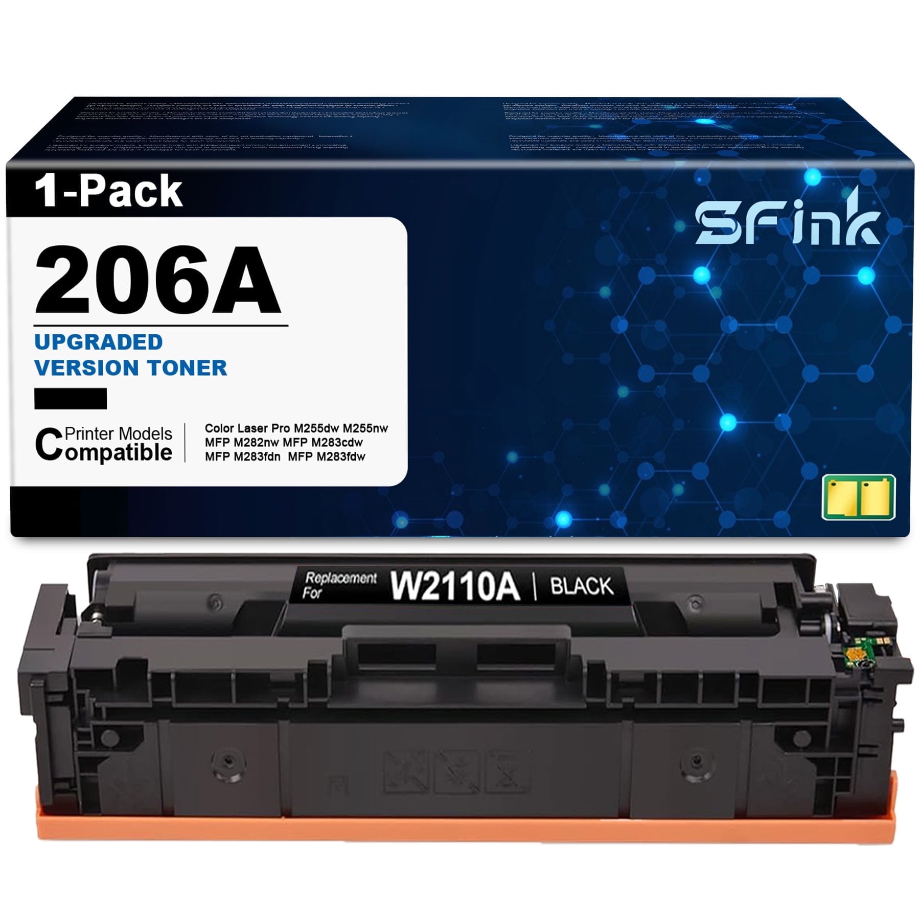206A W2110A Toner Cartridges With Chip Compatible for HP 206 206A Toner ...