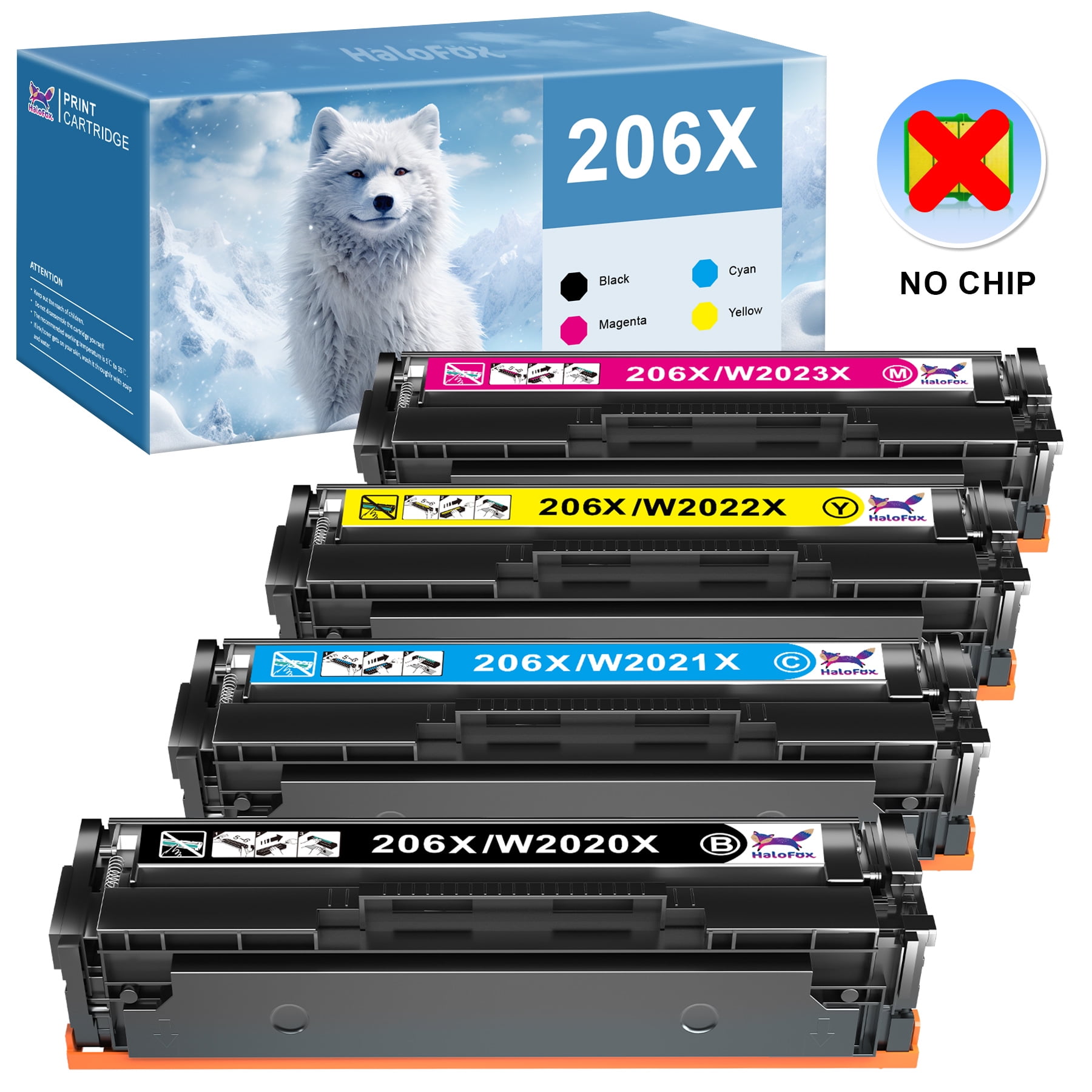 206X 206A Toner Cartridges (No Chip) for HP 206A 206X Toner Cartridge ...