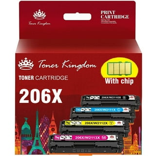 206X 206A Toner Cartridges with Chip Compatible for HP 206X 206A W2110X ...