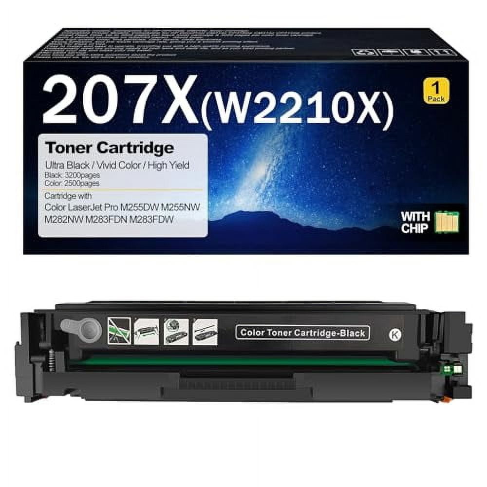 207X Toner Cartridges Compatible for HP 207X W2210X W2211X W2212X ...