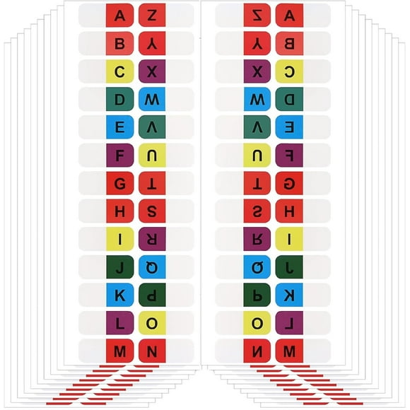 Alphabet Divider Tabs