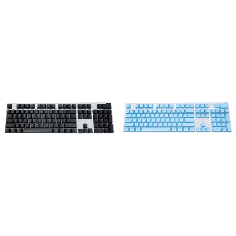 208 White Keys,Mechanical Keyboard Keycaps Game Keyboard Keys Wear No ...