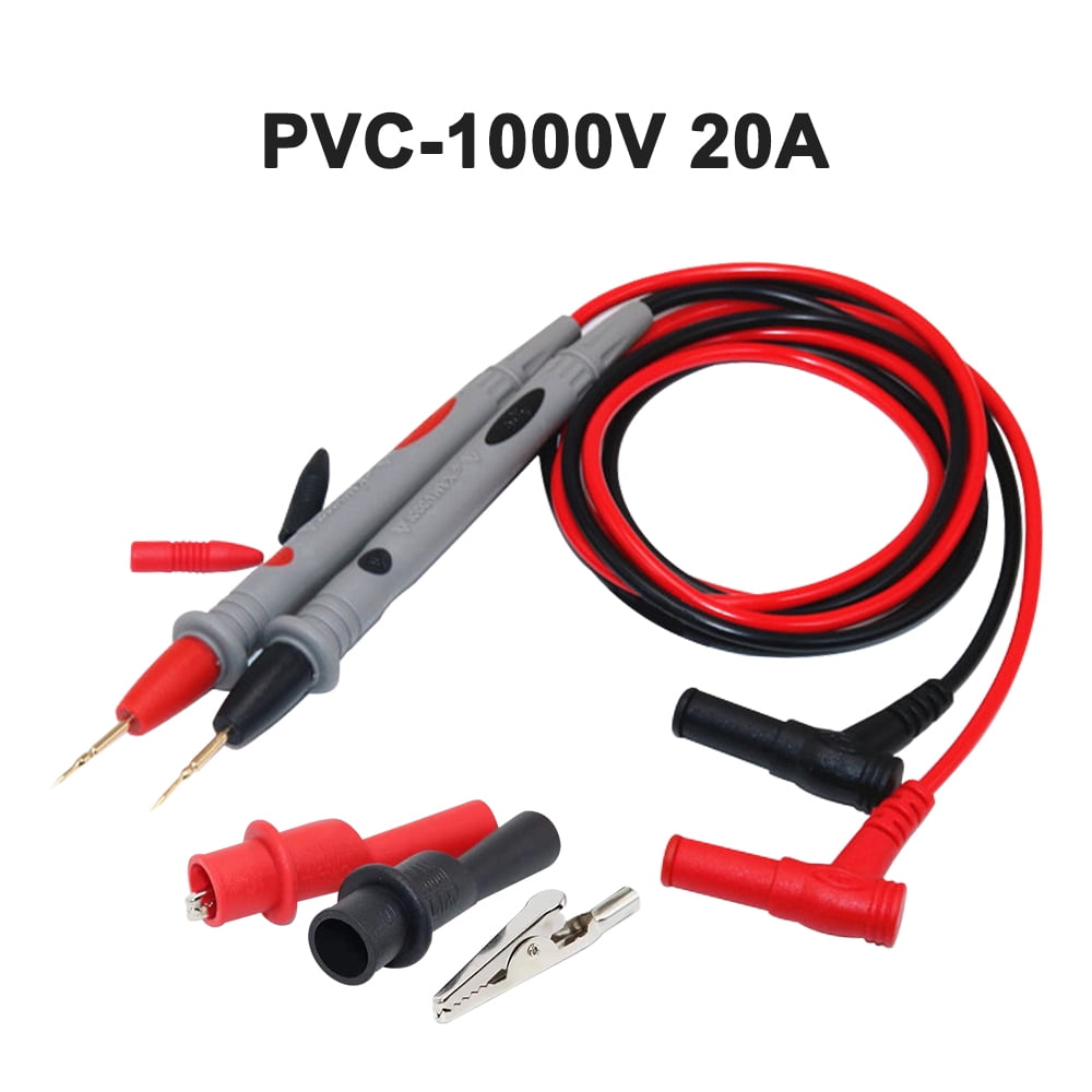 20A 1000V Multimeter Test Leads Needle Pin Digital Multi Meter Lead ...