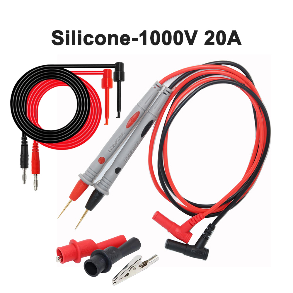 20A 1000V Multimeter Test Leads Needle Pin Digital Multi Meter Lead ...