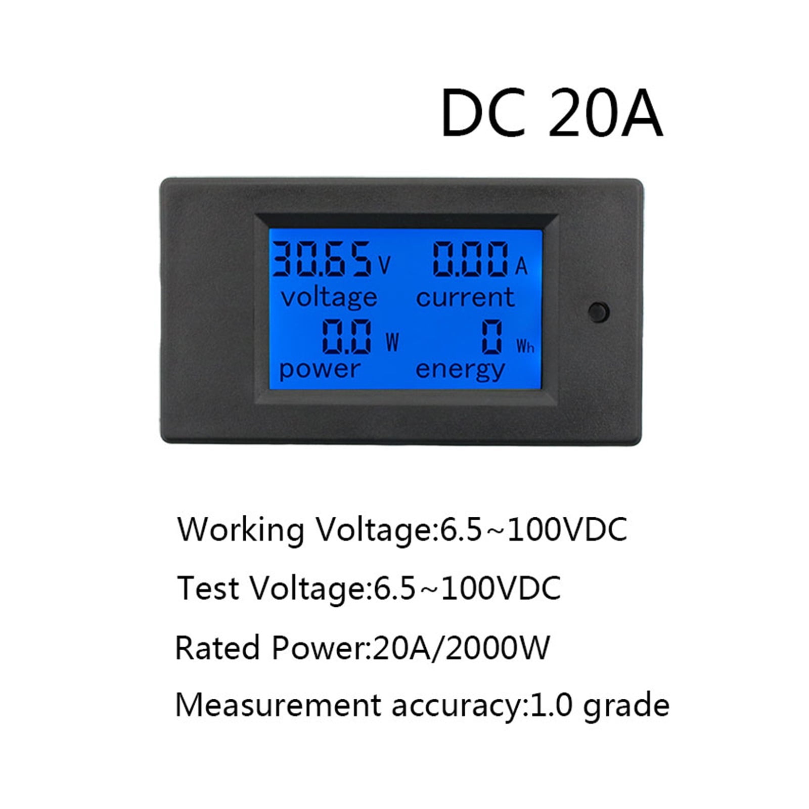 20A 100A Digital LED Display Voltmeter Ammeter Wattmeter Power Energy ...