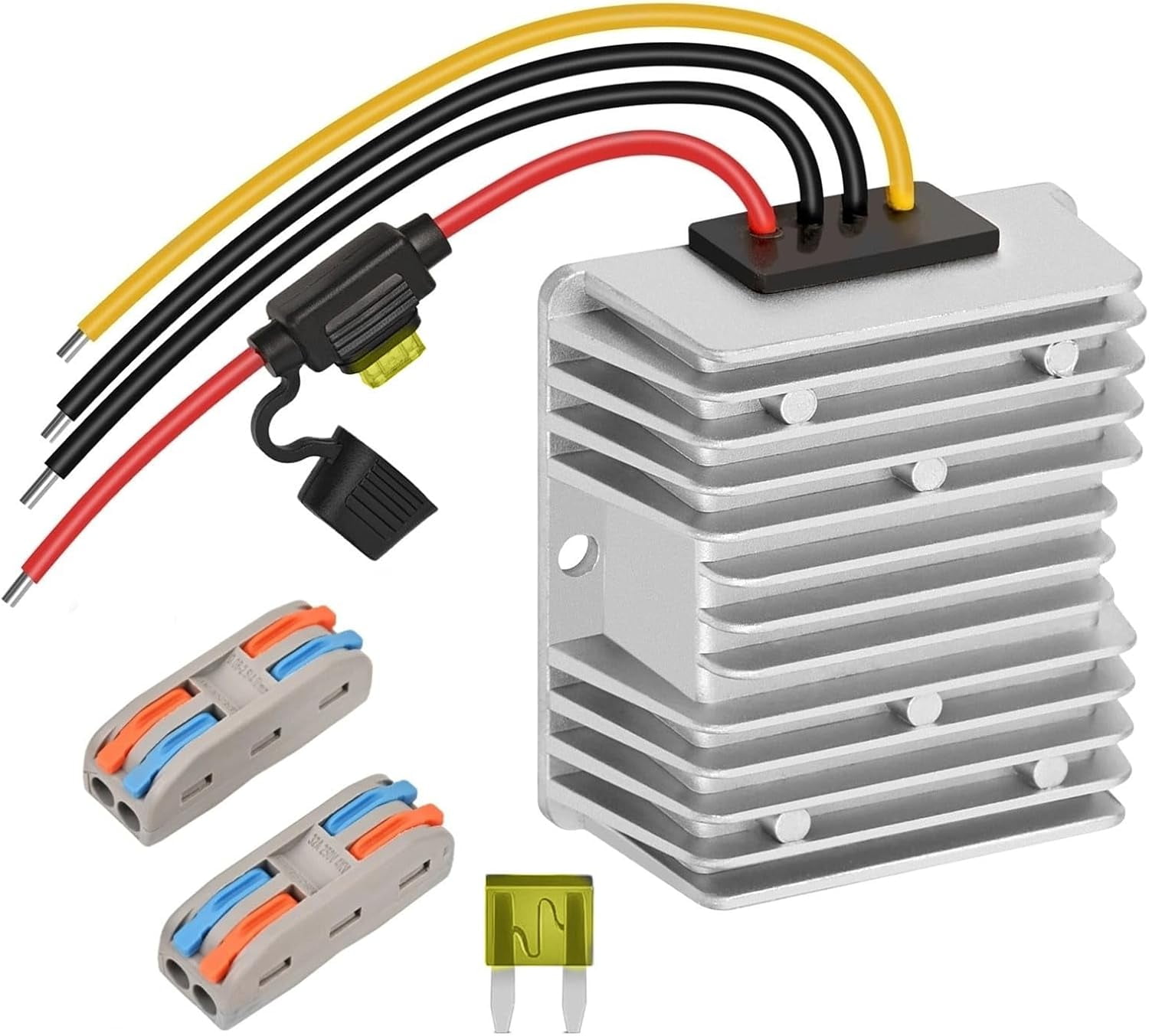 20A 240W Golf Cart DC 18V 20V 24V 36V 48V Step Down to DC 12V Converter ...
