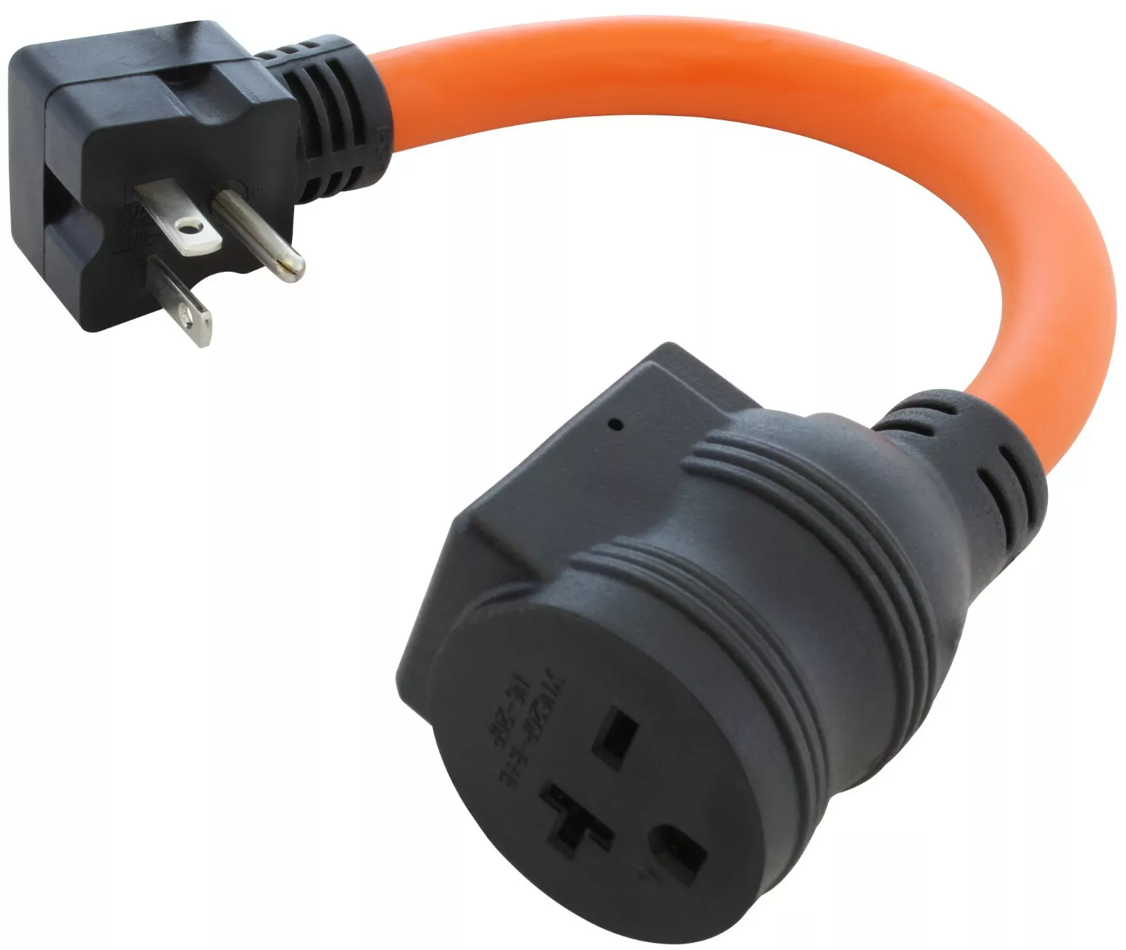 20A 250V NEMA 6-20 1ft. Outlet Extender With 20 Amp Breaker by AC WORKS ...