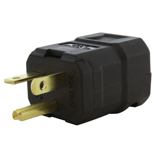 20A 250V Nema 6-20P Clamp Style T-Blade Plug Assembly By Ac Works ...
