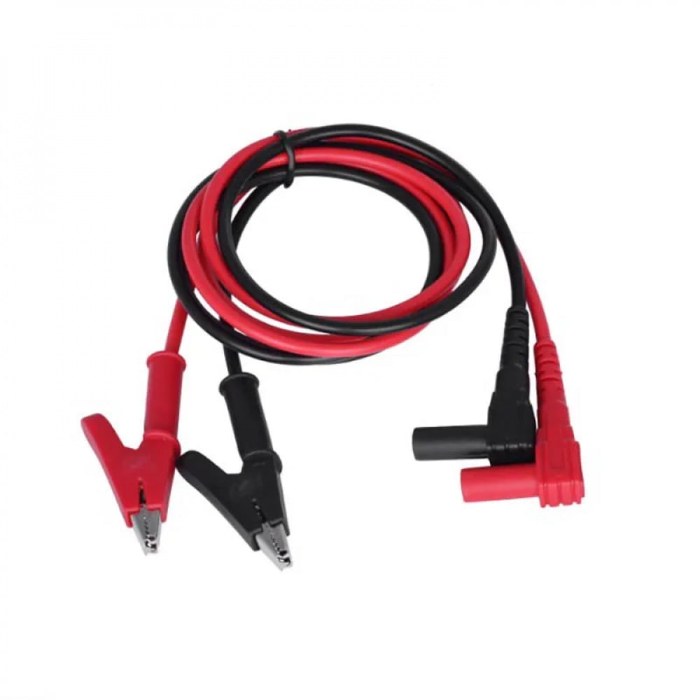 20A Alligator Clip to Banana Plug Test Cable Lead Connector Dual Probe ...