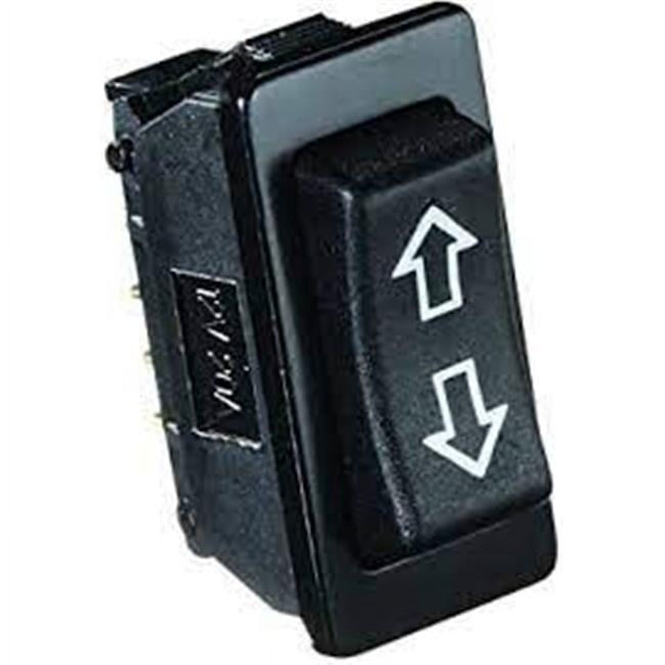 20A Continuous, 40A Peak In-line 5 Pin Cut-out 1.5 Black Rocker Switch ...