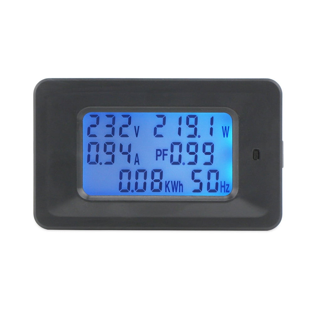 20A Digital Voltage Meter Energy Meter LCD 5KW Power Factor Energy ...