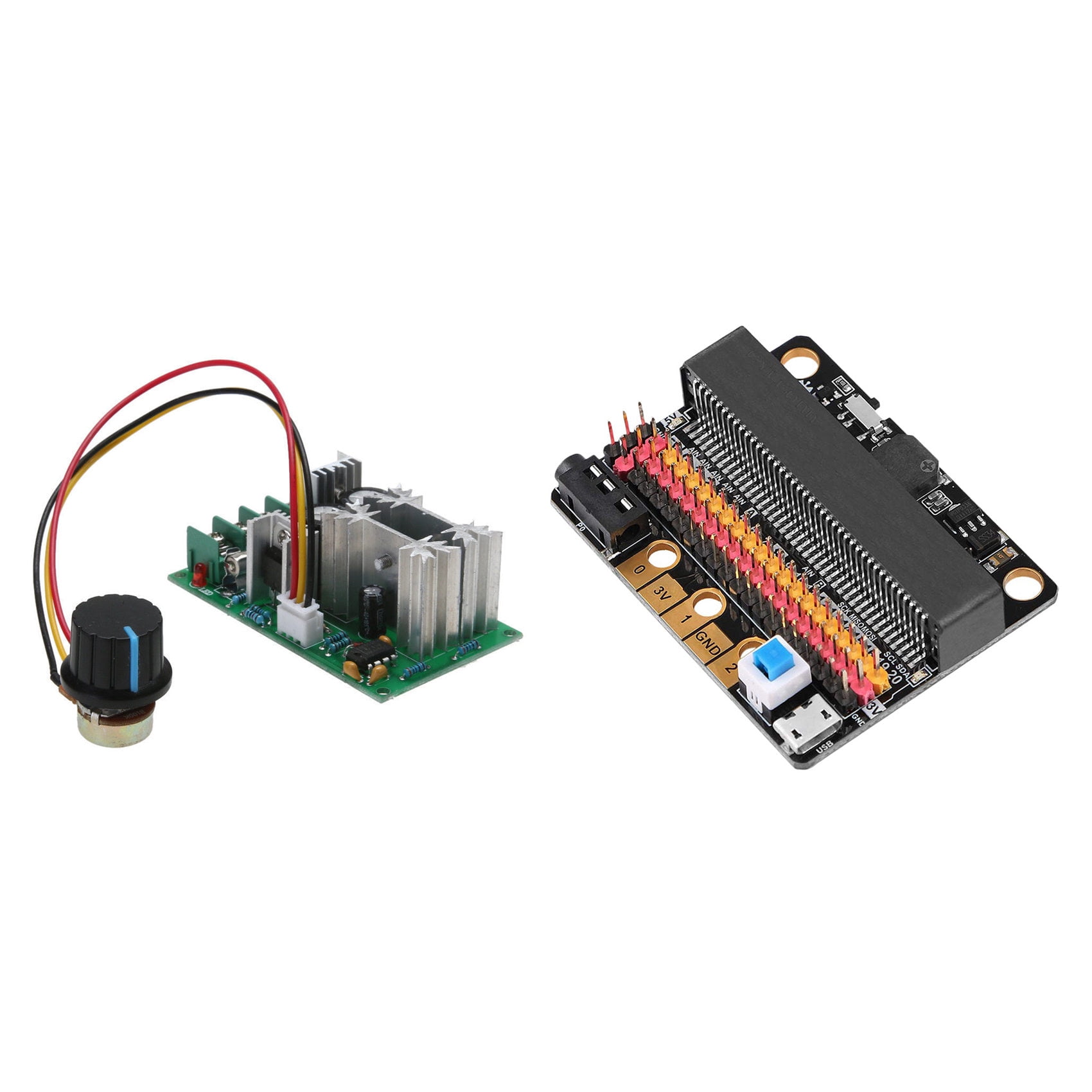 20A PWM DC Motor Speed Controller 12V 24V 36V 48V with -Bit Expansion ...