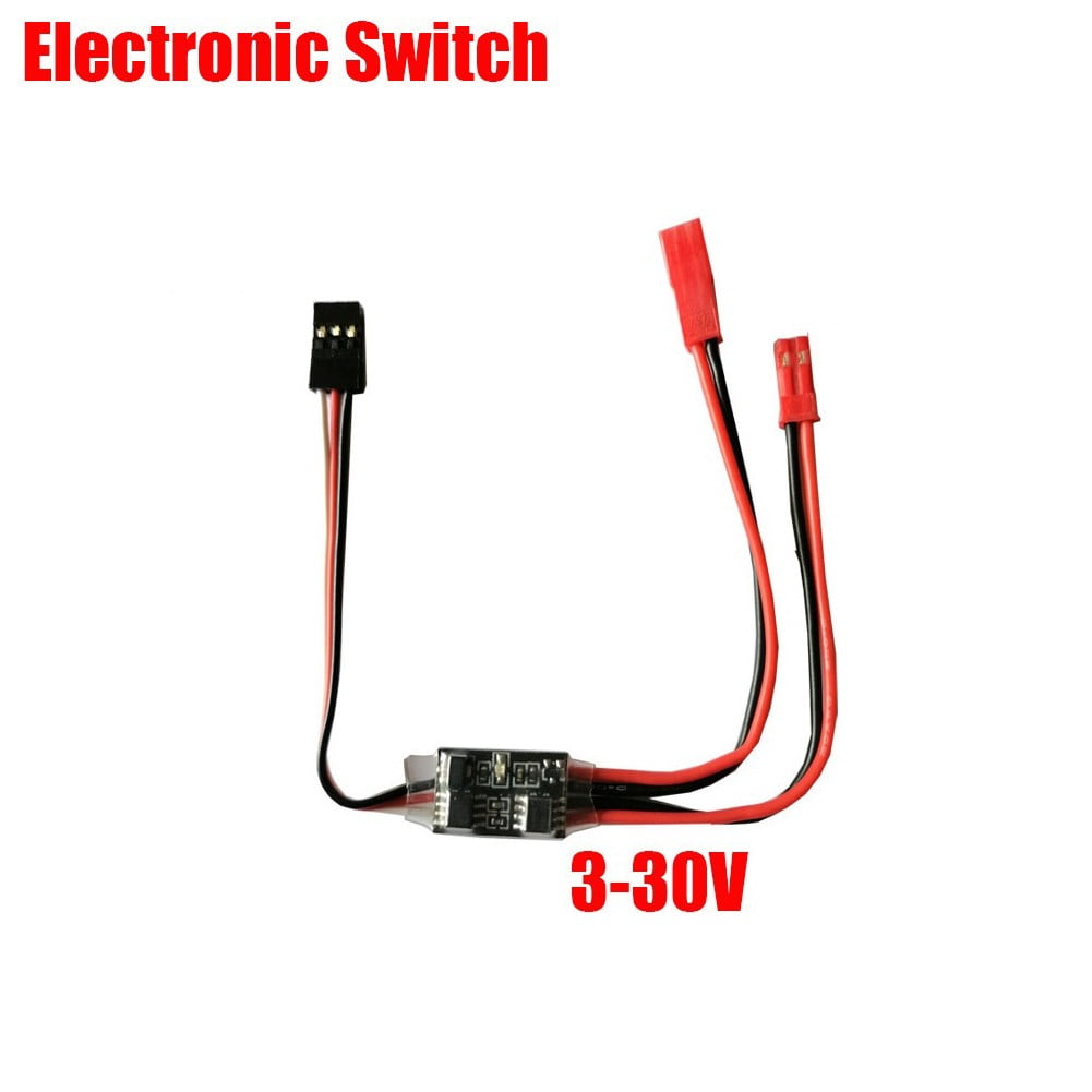 20A Remote Control Electronic Switch With Visual Led Indicator 3 30V ...