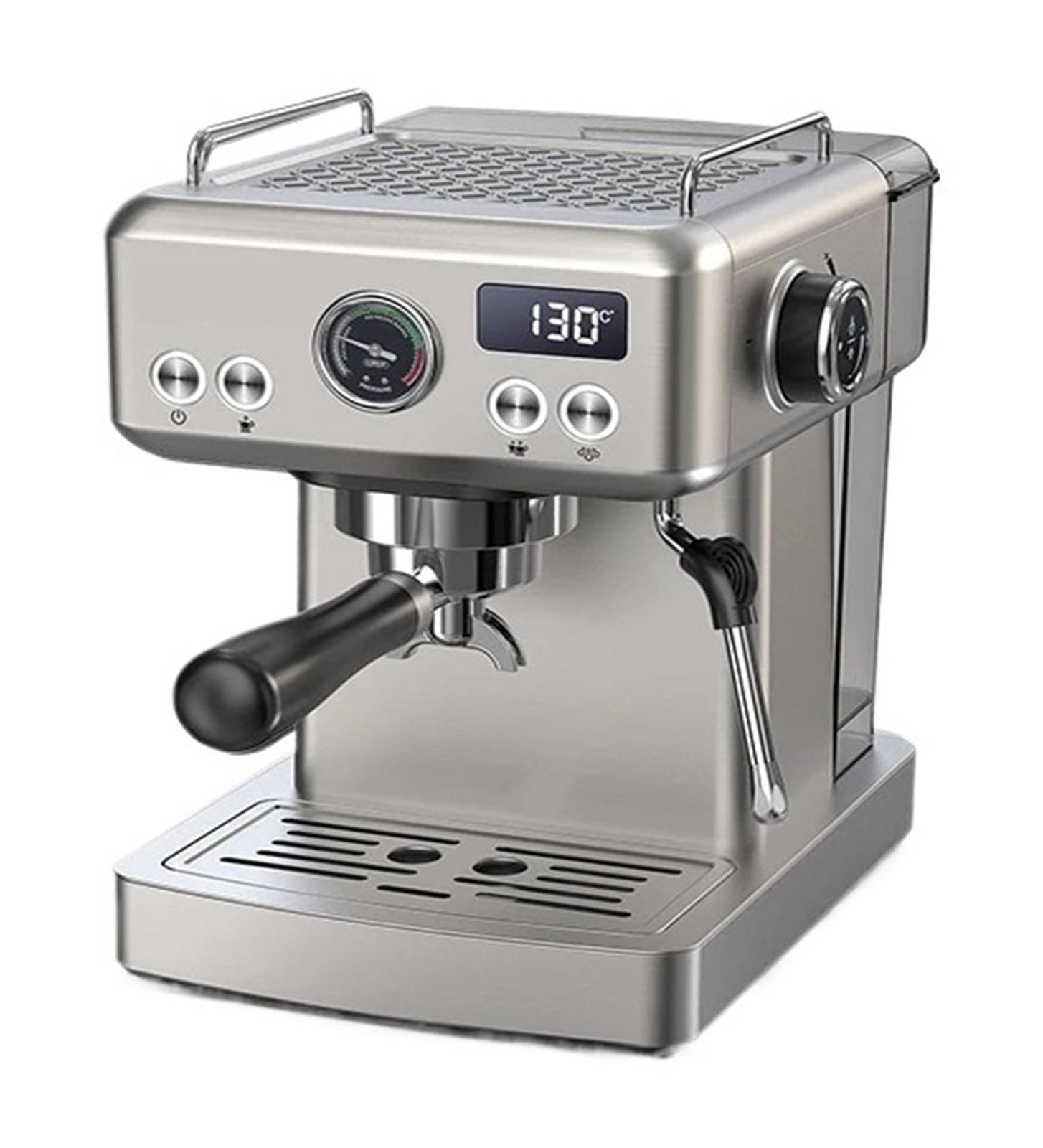 20Bar Semi Automatic Espresso Coffee Machine Temperature Adjustable ...