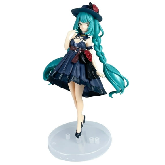 20CM Anime Hatsune Miku Action Figures Trio Try iT Figure Outdoor Dress ...