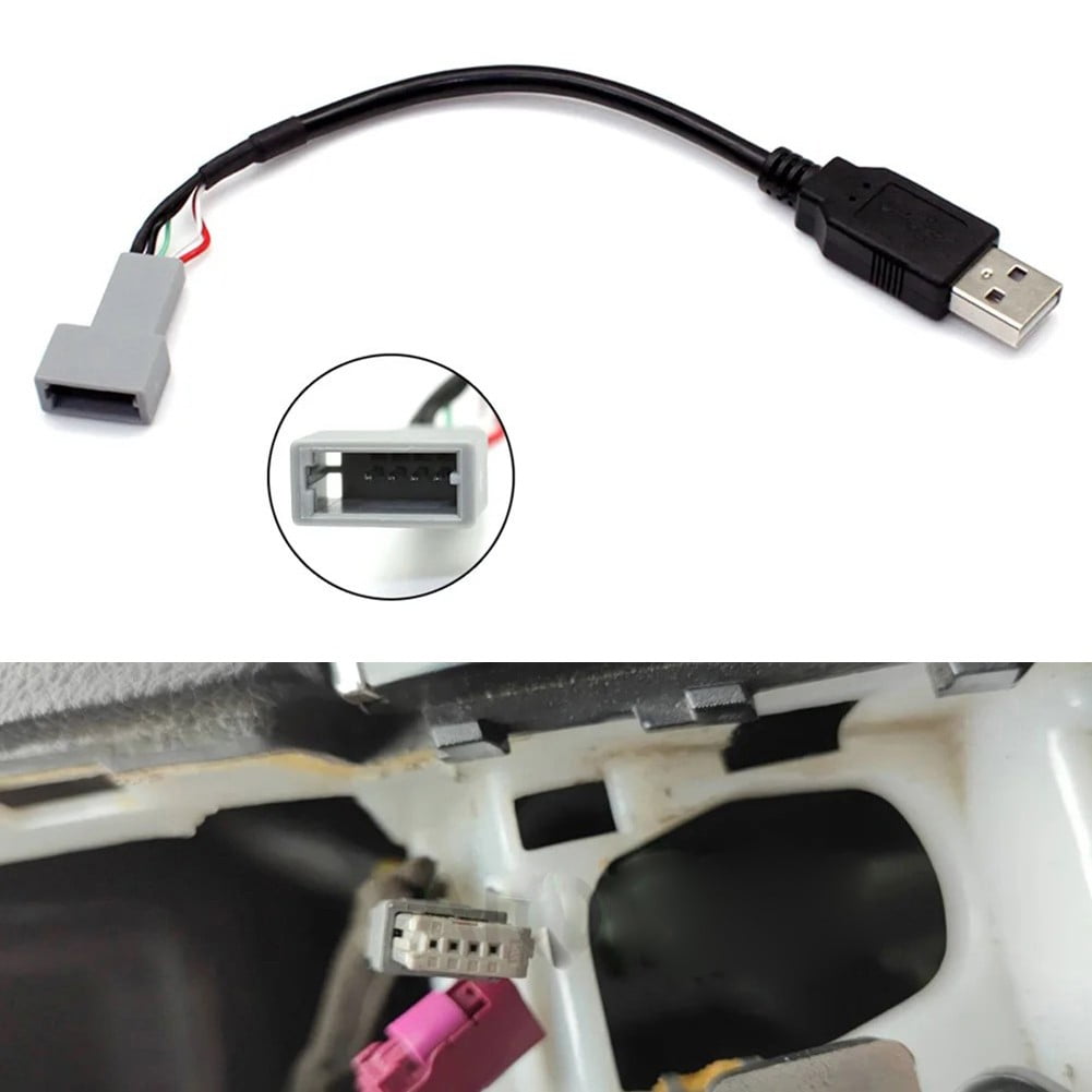 20CM Car For Android Host 4 Pin&USB To USB Interface For 307 For C4 ABS ...