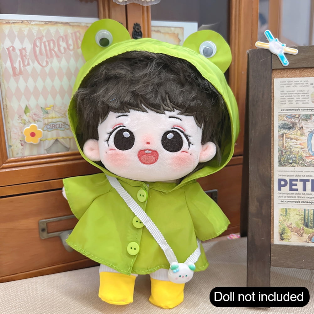 20CM Cotton Doll Clothes – Casual Overalls Set, Doll Outfit for 20cm ...