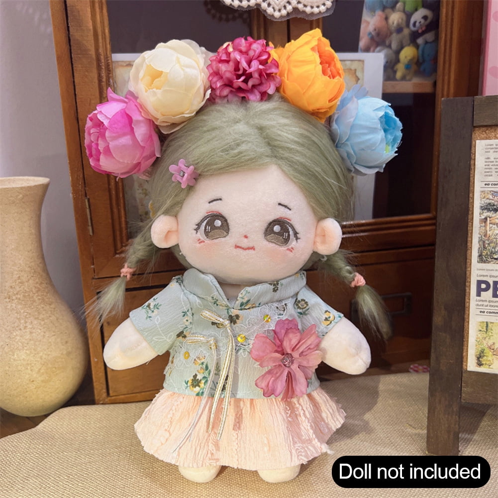 20CM Cotton Doll Clothes – Casual Overalls Set, Doll Outfit for 20cm ...