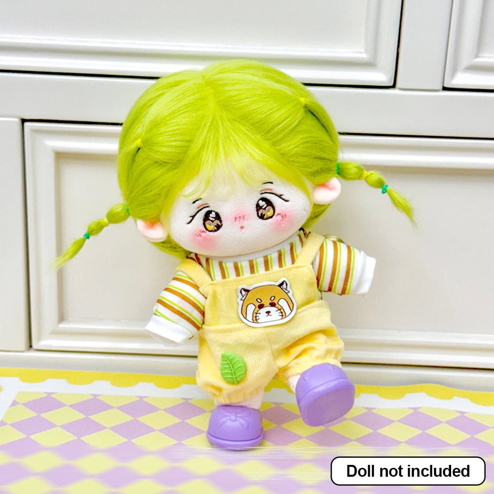 20CM Cotton Doll Clothes – Cute Princess Dress with Overalls, Fresh ...