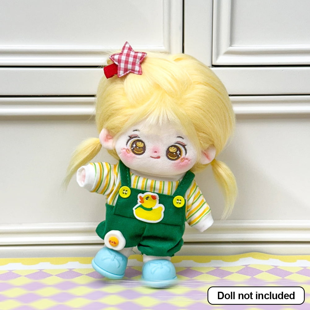 20CM Cotton Doll Clothes – Cute Princess Dress with Overalls, Fresh ...