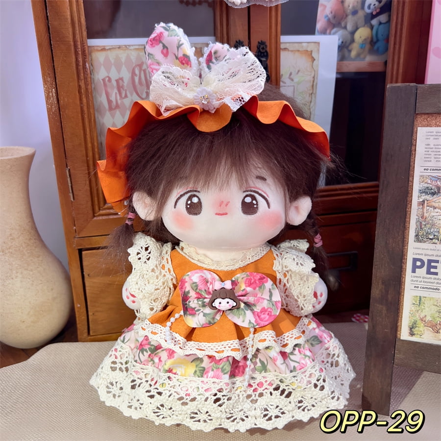 20CM Cotton Doll Clothes – Maid Outfit, Doll Dress-Up Clothes for 20cm ...