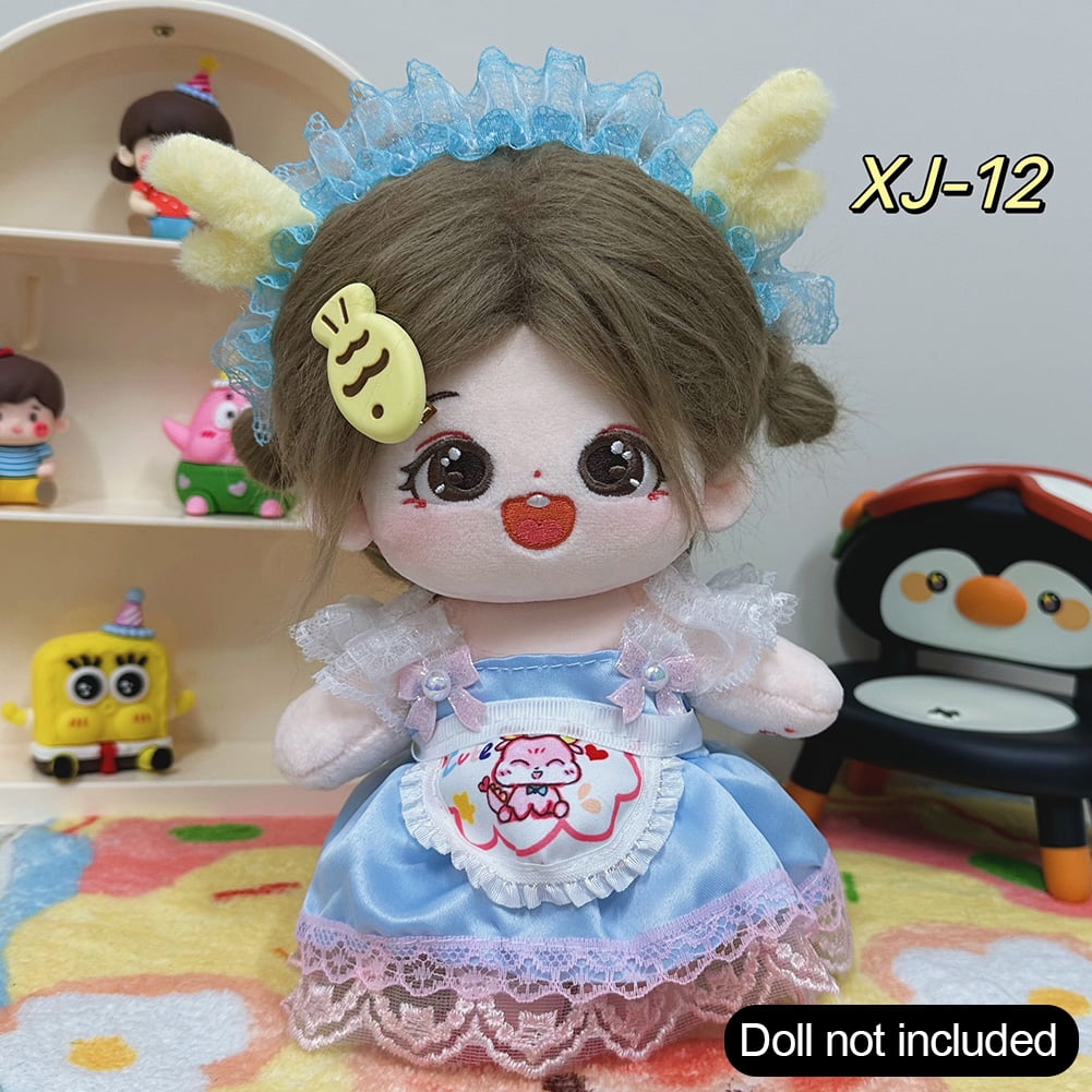 20CM Cotton Doll Rompers Cartoon Plush Doll Replacement Outfit Playing ...
