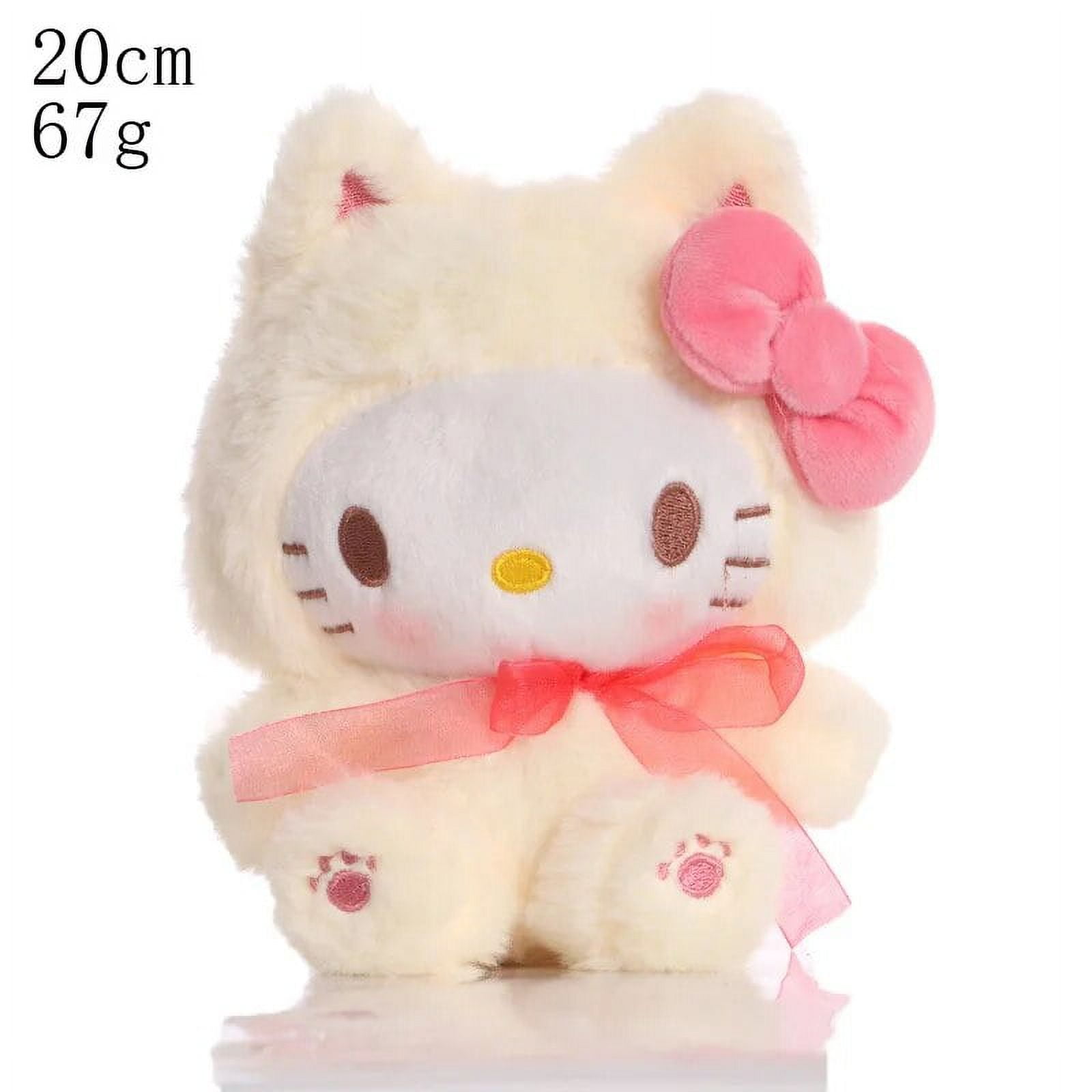 20CM Hello Kitty Plush Doll Pillow Kawaii Sanrio HelloKitty Cartoon Soft Stuffed Animals ...