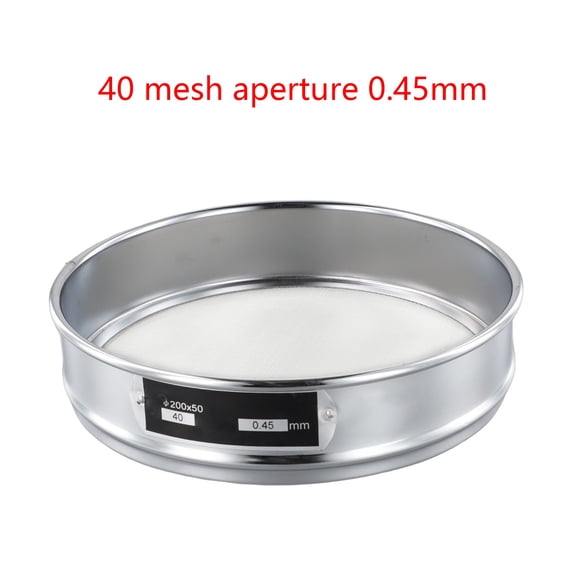 20Cm Chrome Mesh Sieve Sample Inspection Medicine Test Sieve 40 Mesh ...