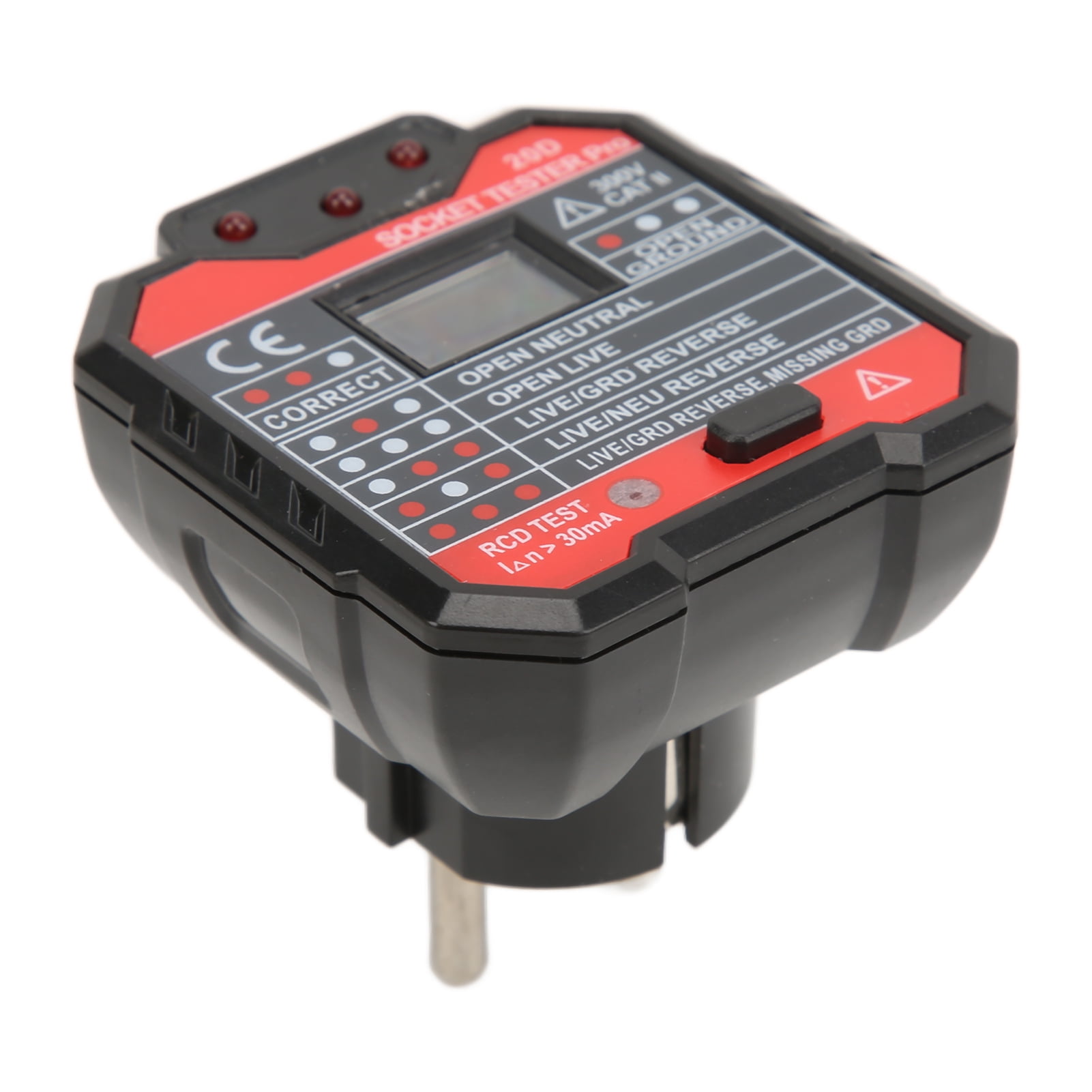 20D Leakage Socket Tester Detector for Electric Circuit Live Wire and ...