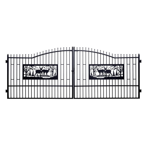 Wrought Iron Driveway Gate